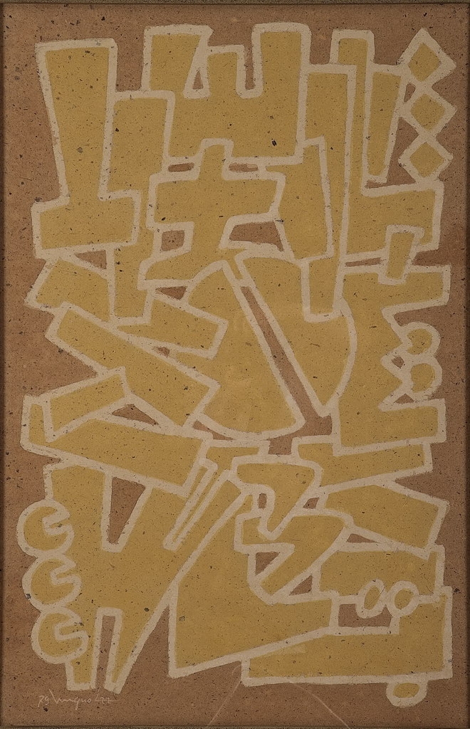 Lee Ungno | A Large Group of People (1988) | MutualArt