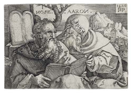 Hans Sebald Beham | Moses and Aaron (1526) | MutualArt