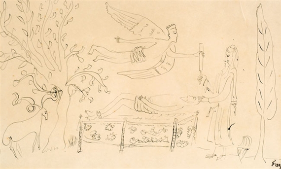 Moshe Castel | Sacrifice of Isaac | MutualArt