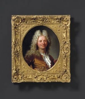 Hyacinthe Rigaud | Bust of a man with allonge wig | MutualArt