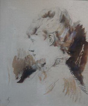 Alfred Stevens | PORTRAIT DE FEMME | MutualArt