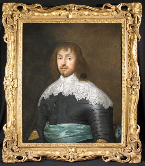 Cornelius Ceulen | Portrait of Edward Cornwall wearing a suit of armour ...