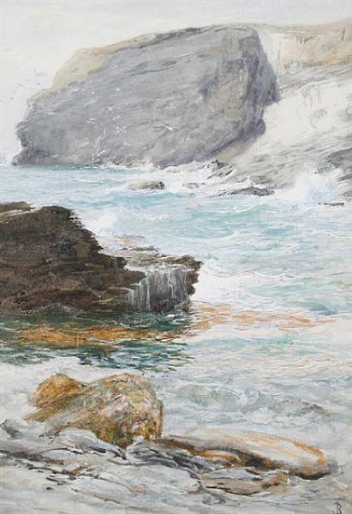 John Brett | A Cornish Cove | MutualArt