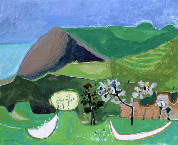Henry Cliffe | 'Cliff walk east Devon' (1979) | MutualArt