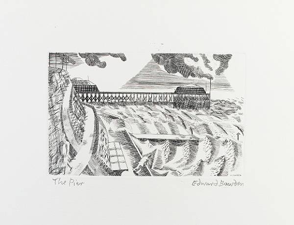 Edward Bawden | The Pier | MutualArt