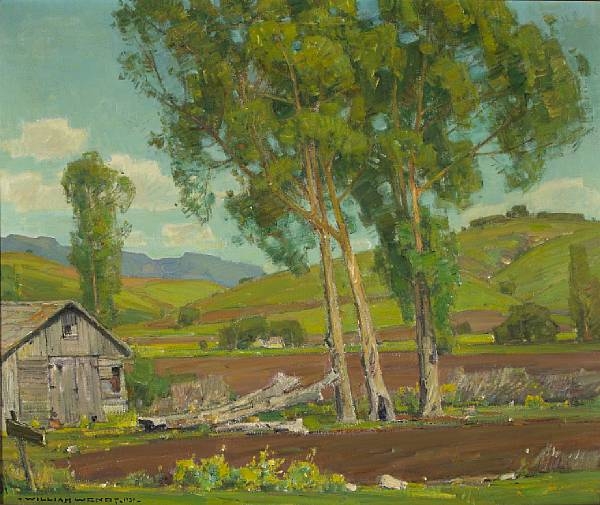 William Wendt | Autumn Landscape with Eucalyptus | MutualArt