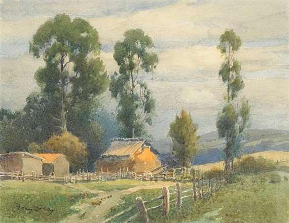 Gray Percy | Farmhouse among the Eucalyptus Trees | Compare similar ...