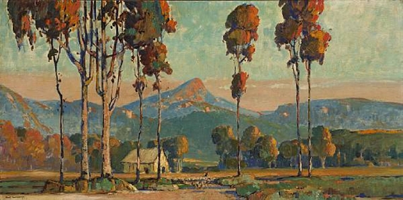 Karl Schmidt-Rottluff | Farmhouse in a Landscape (1930) | MutualArt