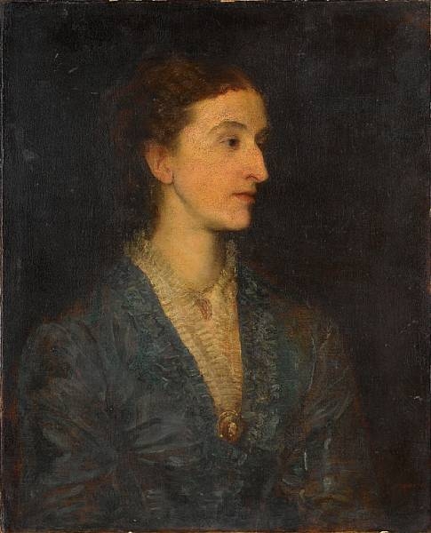 George Frederick Watts | Portrait of Emma Elizabeth Brandling, later ...