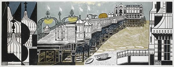 Edward Bawden | Brighton Pier | MutualArt