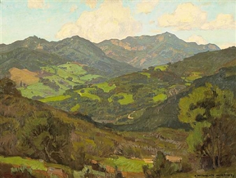 William Wendt | Converging Fields (Mountains of Malibu) | MutualArt