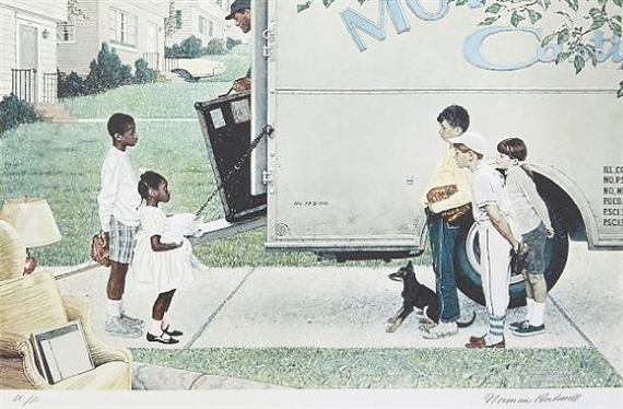 Norman Rockwell | New Kids in the Neighborhood | MutualArt