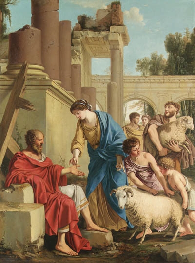 Laurent de La Hyre | Job restored to Prosperity | MutualArt