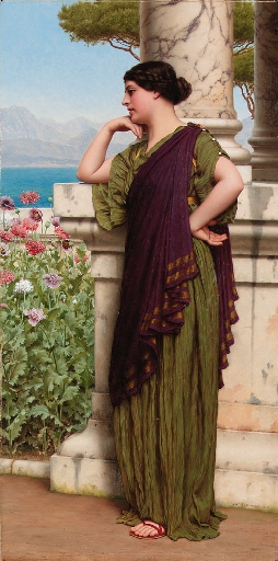 John William Godward | JOHN WILLIAM GODWARD, R.B.A. | Pyrallis (1918 ...