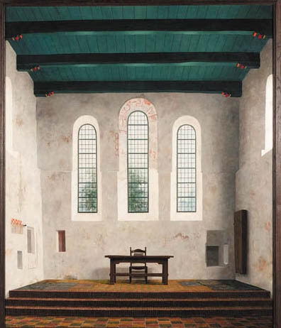 Helmantel Henk | Interior of the Nederlands Hervormde church in Wirdum ...
