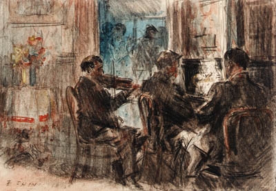 Everett Shinn | Musicians | MutualArt