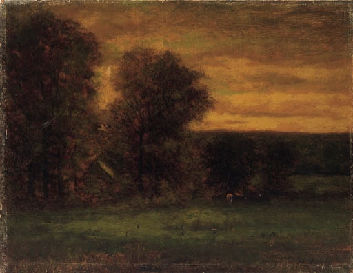 George Inness | Evening Glow | MutualArt