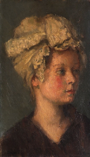 Anthony Devas | Portrait of Emma, the artist's daughter | MutualArt