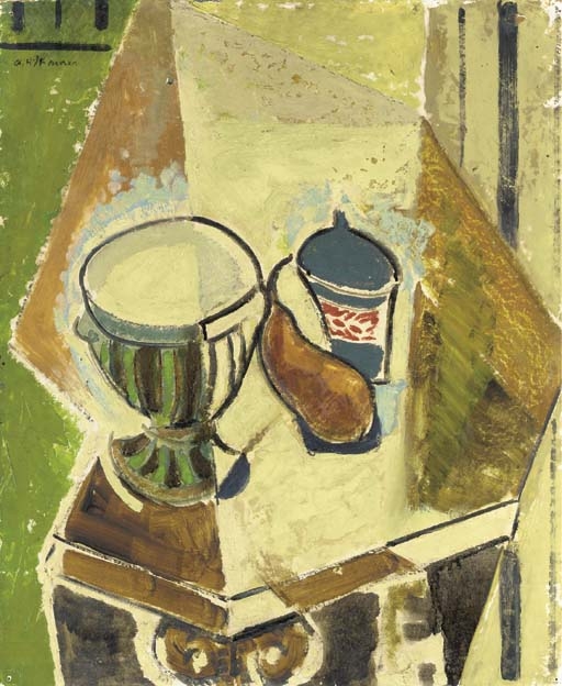 Alfred Maurer | Landscape with Trees (Marlboro Landscape) (Circa 1925 ...