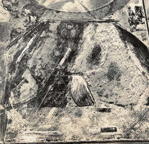 Emmet Gowin | Snow over a Marginal Field, Near Liberal, Kansas (1995 ...