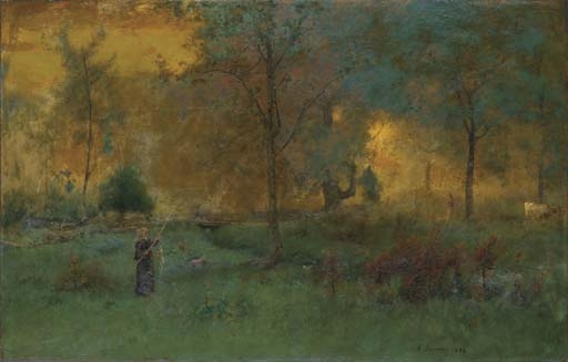 George Inness | Golden Glow (1883) | MutualArt