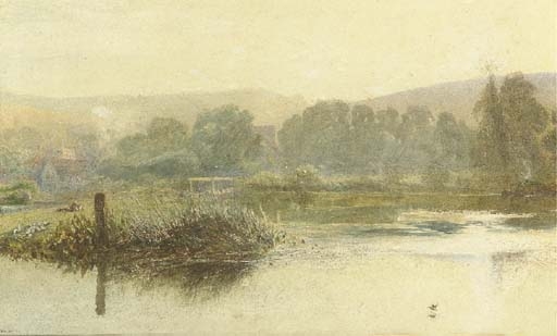 Alfred William Hunt | The Upper Thames (1870) | MutualArt