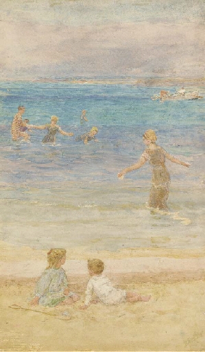 Lionel Percy Smythe | Sea Nymphs (1910) | MutualArt