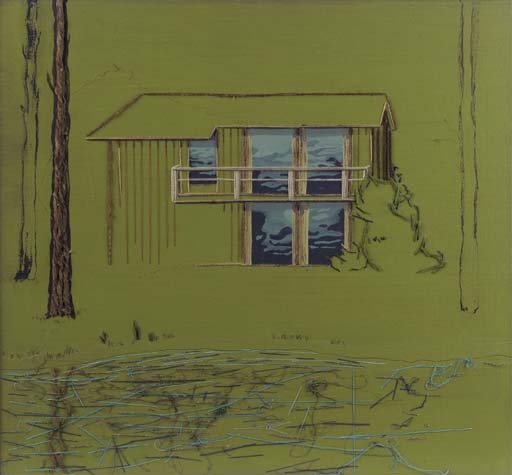 Michael Raedecker | Scene (1997) | MutualArt