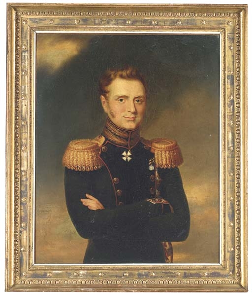 George Dawe | Portrait of Grand Duke Mikhail Pavlovich | MutualArt