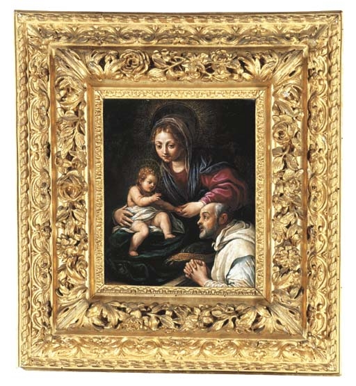 Alessandro Tiarini | The Virgin and Child with Saint Romualdo | MutualArt