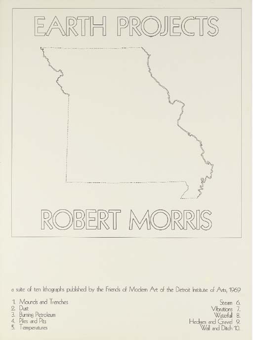 Robert Morris | 10 Works: Earth Projects (1969) | MutualArt