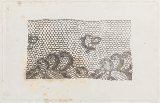 William Henry Fox Talbot | A Strip of Lace, with Selvage (1852 - 1857 ...