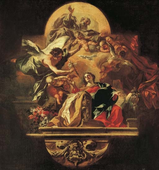 Francesco Solimena | The Annunciation | MutualArt