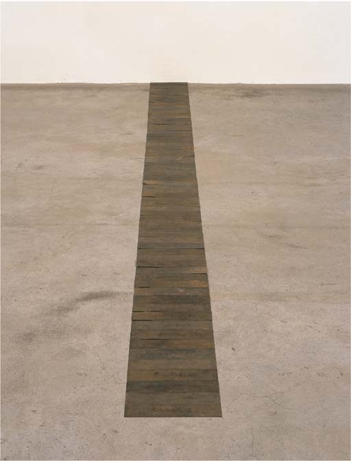 Carl Andre | 68-Part Steel Cut (1972) | MutualArt