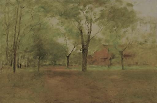 George Inness | Sunset (1892) | MutualArt