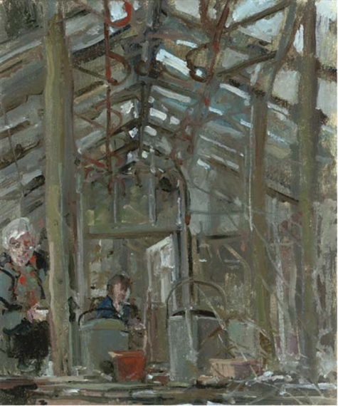 Thomas Coates | Greenhouse workers | MutualArt