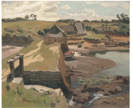 Wilhelm Gimmi | Moulin de Pont Minnhouet (1930) | MutualArt