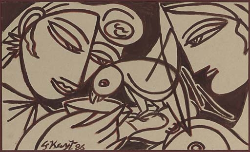 George Keyt | Untitled | MutualArt