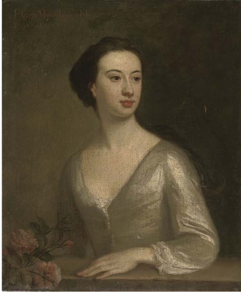 Jonathan Richardson | Portrait of a lady, traditionally identified as Flora MacDonald (1722-1790 ...