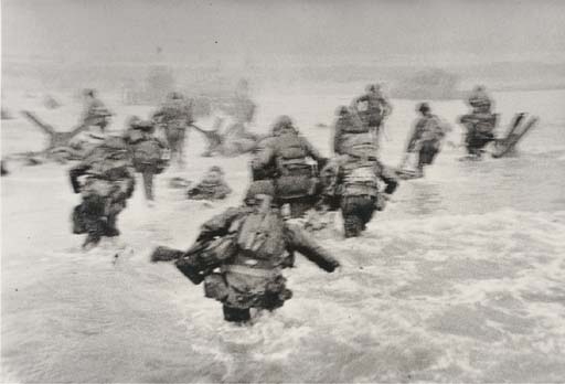 Robert Capa | D-Day Landing, Omaha Beach, Normandy | MutualArt