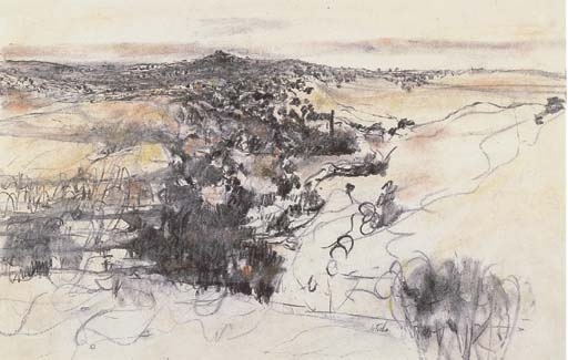 Anna Ticho | Jerusalem Hills | MutualArt