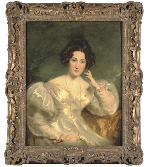 Sir Thomas Lawrence | Portrait of Mrs Sinclair, three-quarter-length ...