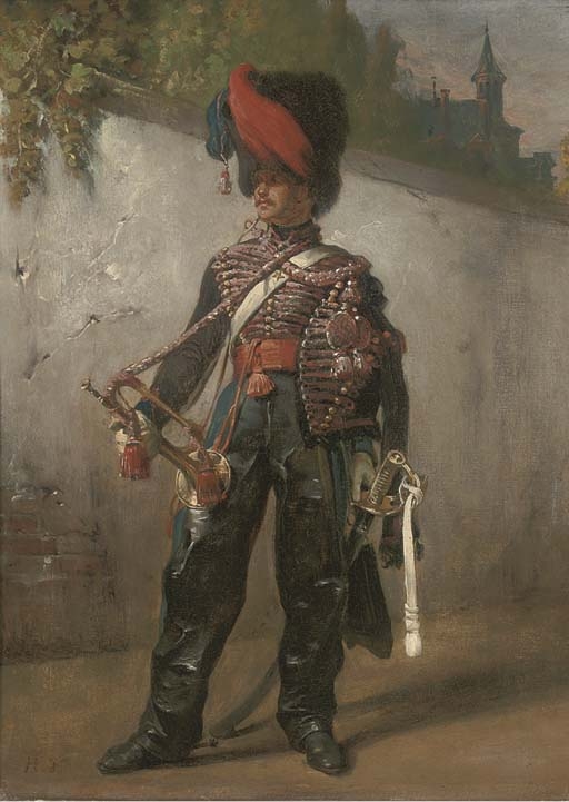 Horace Vernet | Over the Fence (1825) | MutualArt