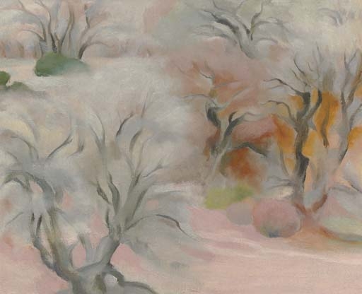 Georgia O'Keeffe | Small Lavender and Grey Green Hill (1964) | MutualArt