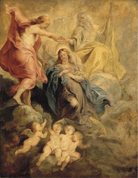 Peter Paul Rubens | The Coronation of the Virgin by the Trinity - a ...
