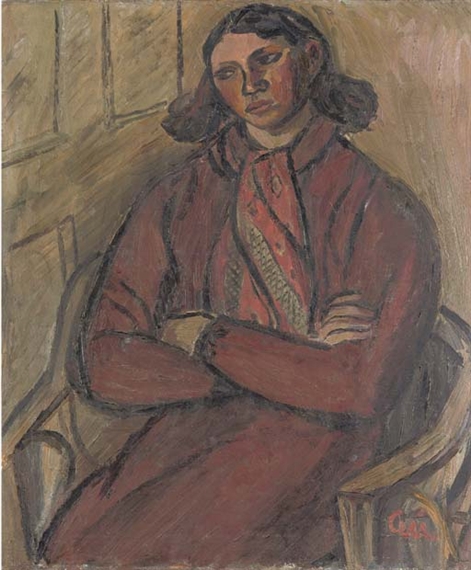 Ceri Richards | Portrait of Francis Richards, the artist's wife | MutualArt