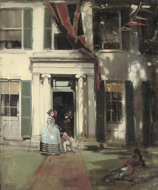 William Nicholson | Ballroom in an Air Raid (1918) | MutualArt