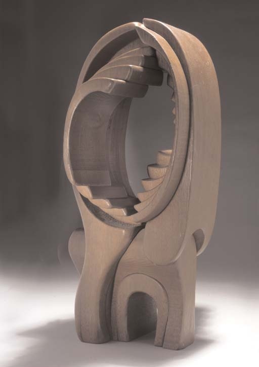 Brian Willsher | carved wood abstract sculpture (1986) | MutualArt