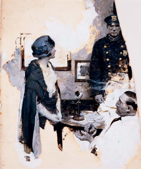 Dean Cornwell | Study for Find the Woman (Cosmopolitan Magazine ...