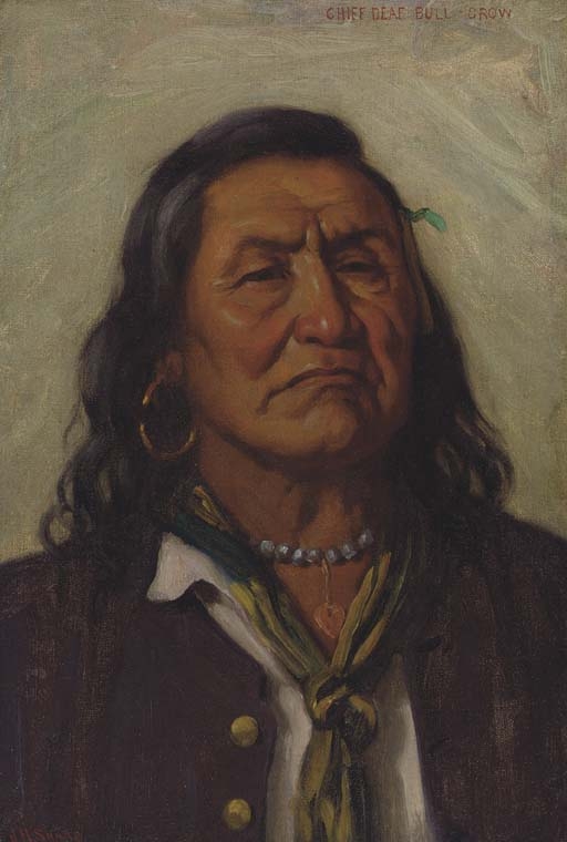 Joseph Henry Sharp | Daughter of Chief Little Chief, Cheyenne | MutualArt